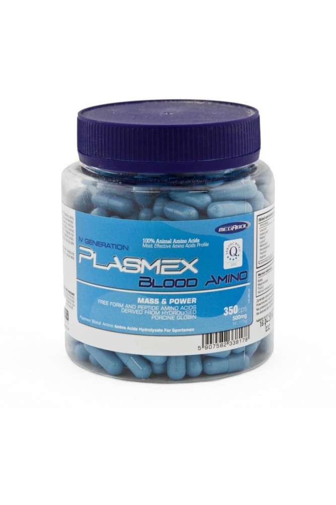 Plasmex Blood Amino - aminokwasy z hydrolizatu plazmy wołowej - 350tab ...