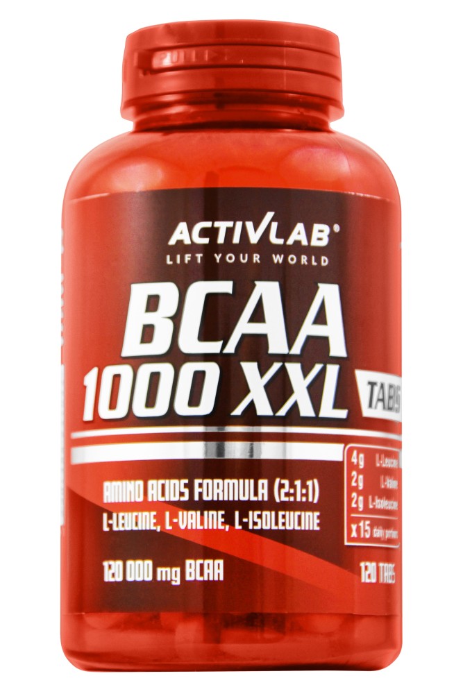 BCAA 1000 XXL Tabs 120tab. - Budujmase.pl sklep z odżywkami i suplementami