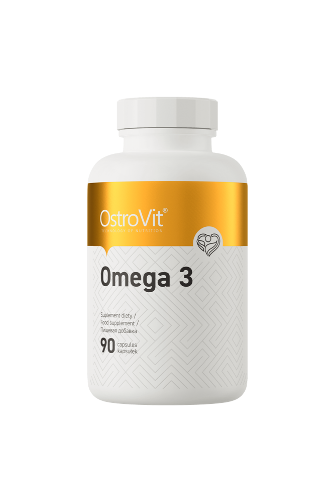 Tran Omega 3 90kaps. - Budujmase.pl sklep z odżywkami i suplementami