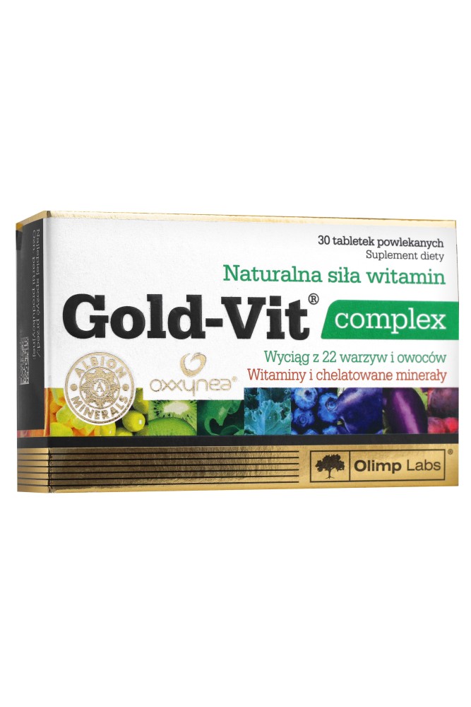 Gold-Vit Complex 30tab. - Budujmase.pl sklep z odżywkami i suplementami