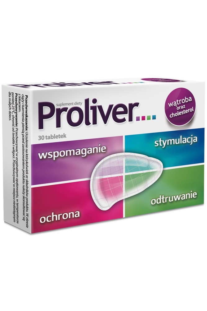Proliver - wsparcie pracy wątroby - 30tab. - Budujmase.pl sklep z ...