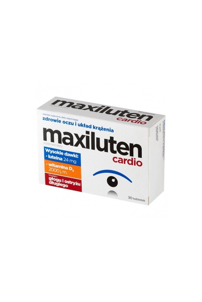 Maxiluten Cardio 30tab. - Budujmase.pl sklep z odżywkami i suplementami
