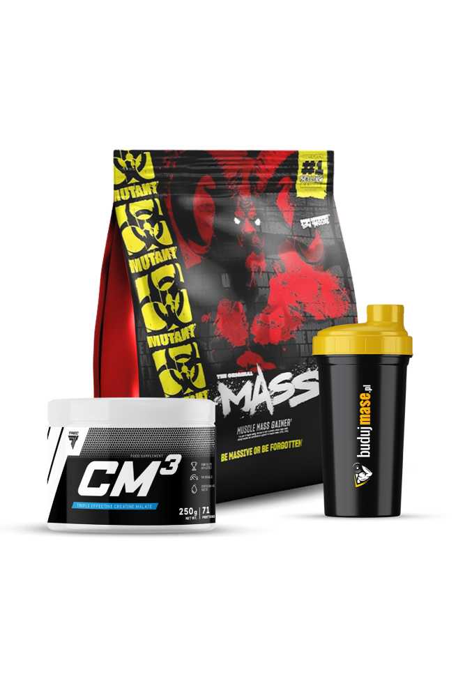 Mutant Mass 6800g + CM3 250g + Shaker - Budujmase.pl sklep z odżywkami ...